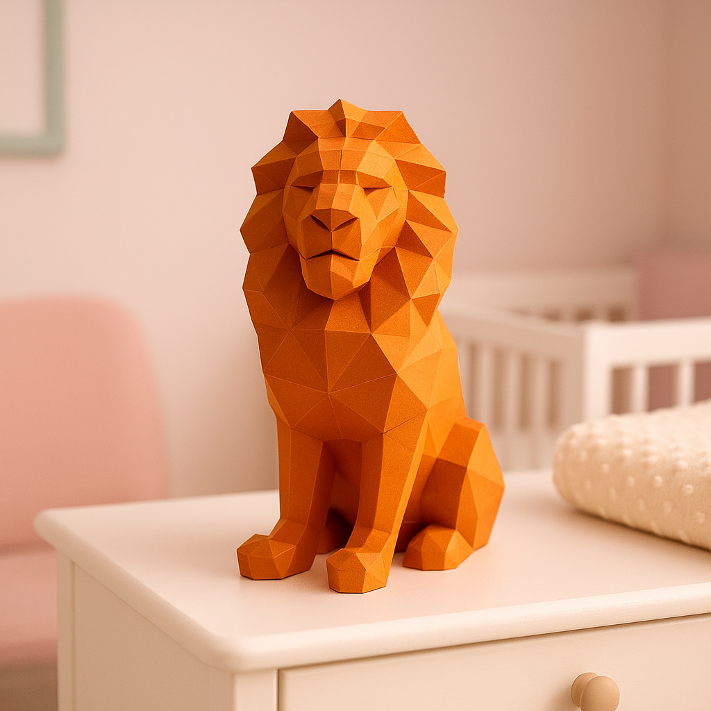 Lion | DIY 3D Paper Model Kit | PaperTime